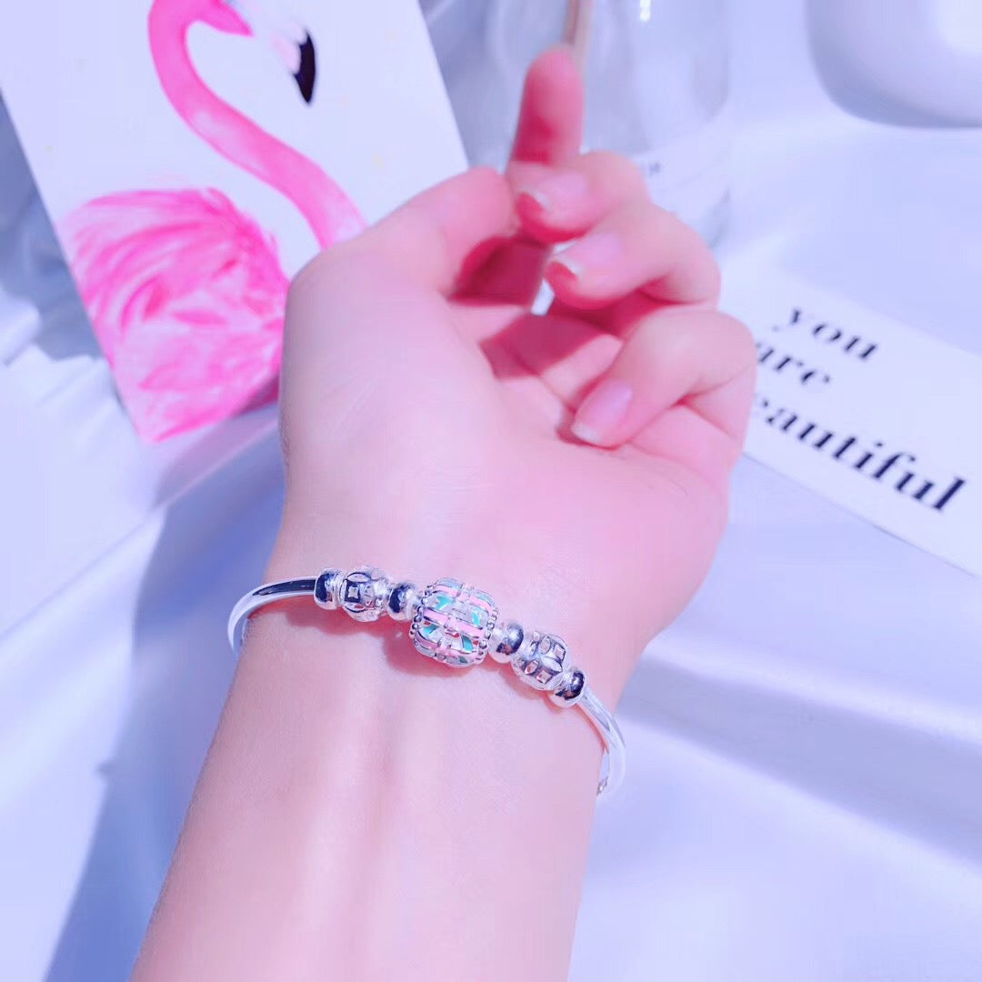 Colorful charm silver bracelet – silverdreamer